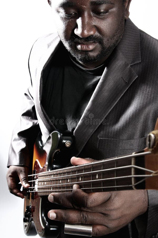 Bass player stock photo. Image of bass, musical, male - 26724248