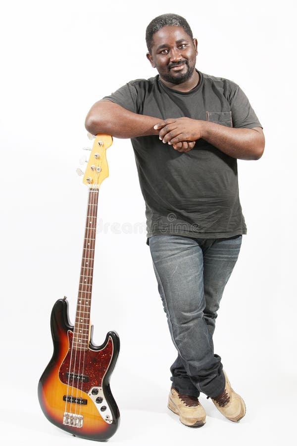 Bass player stock photo. Image of bass, musical, male - 26724248