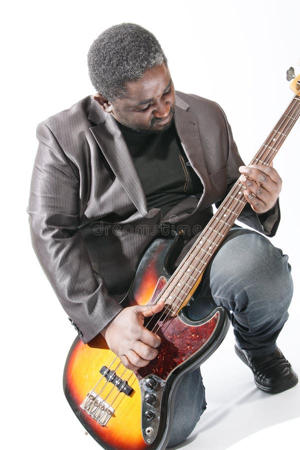 Bass player stock photo. Image of bass, musical, male - 26724248