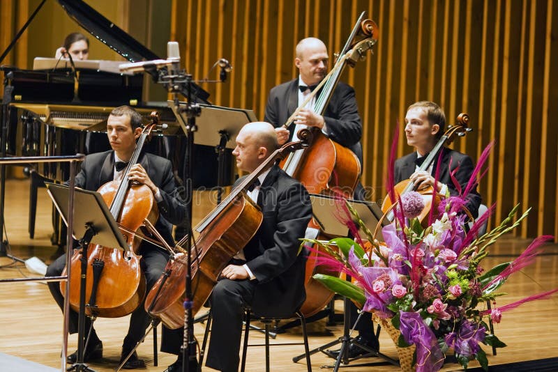 Bass Section Of Chamber Orchestra Editorial Image - Image: 16222470