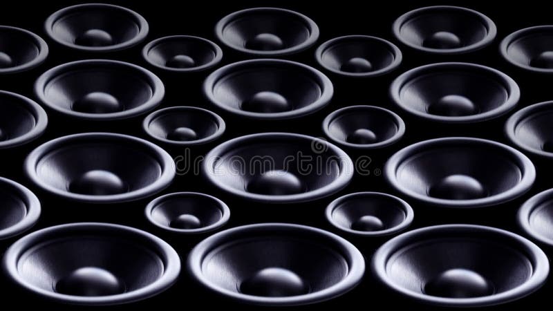 Bass speakers background. stock footage. Video of membrane - 65485394