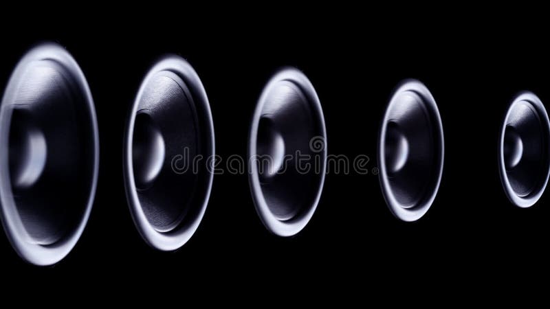Bass speakers background stock video. Video of energy - 65485517