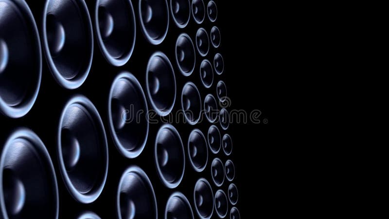 Bass speakers background stock video. Video of energy - 65485517