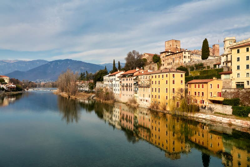Bassano Del Grappa Brenta River Stock Photo - Image of bridge, journey ...