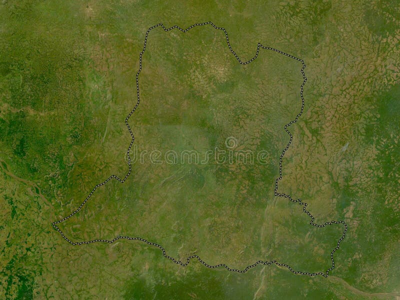 Basse-Kotto, Central African Republic. Low-res Satellite. No Legend ...