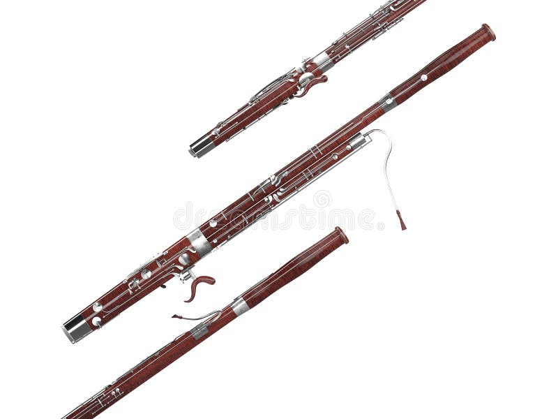Instruments De Musique De Basson Et De Cor D'harmonie Image stock ...