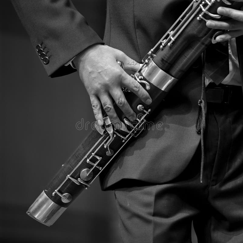 Bassoonist on Chamber Music Stock Image - Image of chamber, cheerful ...