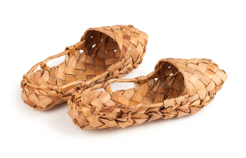 Bast shoe stock image. Image of isolated, bast, culture - 11973525