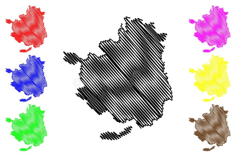 Bastar District Chhattisgarh State Division Republic of India Map ...