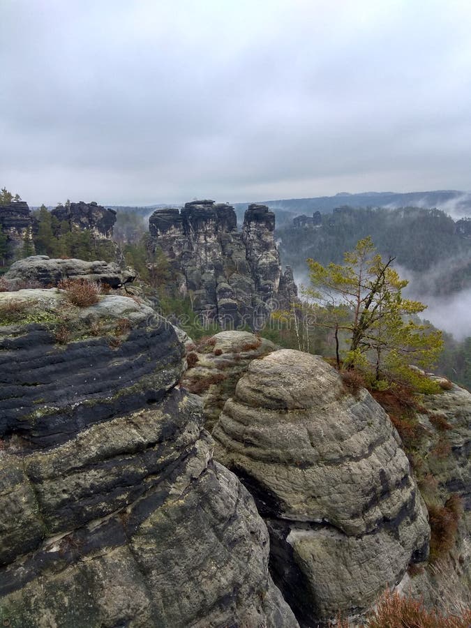 Bastei stock photo. Image of mountains, bastei, rocks - 172821564