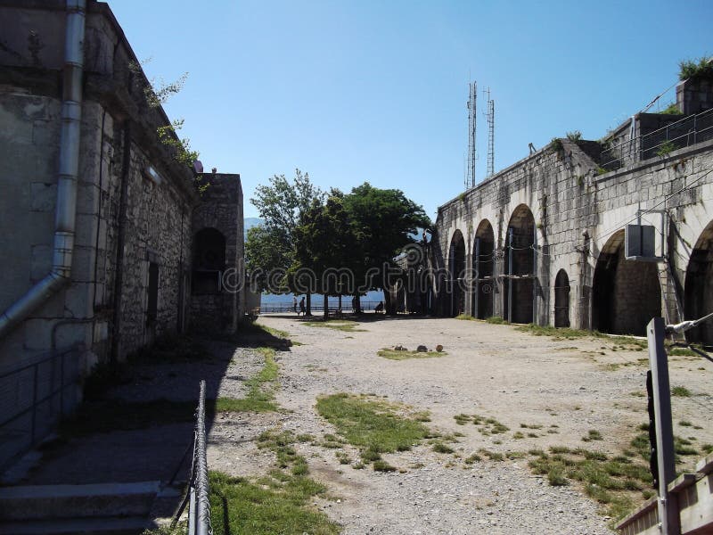The Bastille Mountain in Grenoble. Stock Photo - Image of france ...