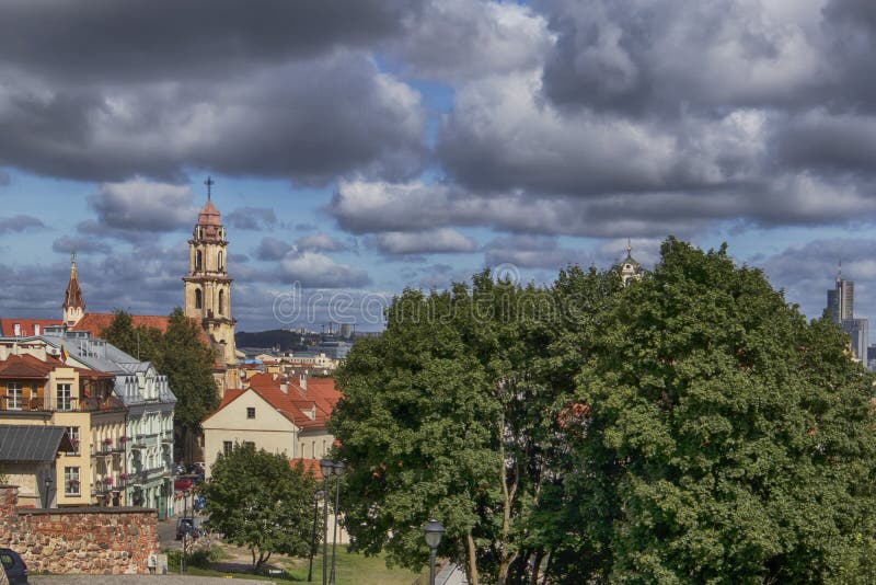 The Bastion of City Wall, Renaissance-style Fortification in Vilnius ...
