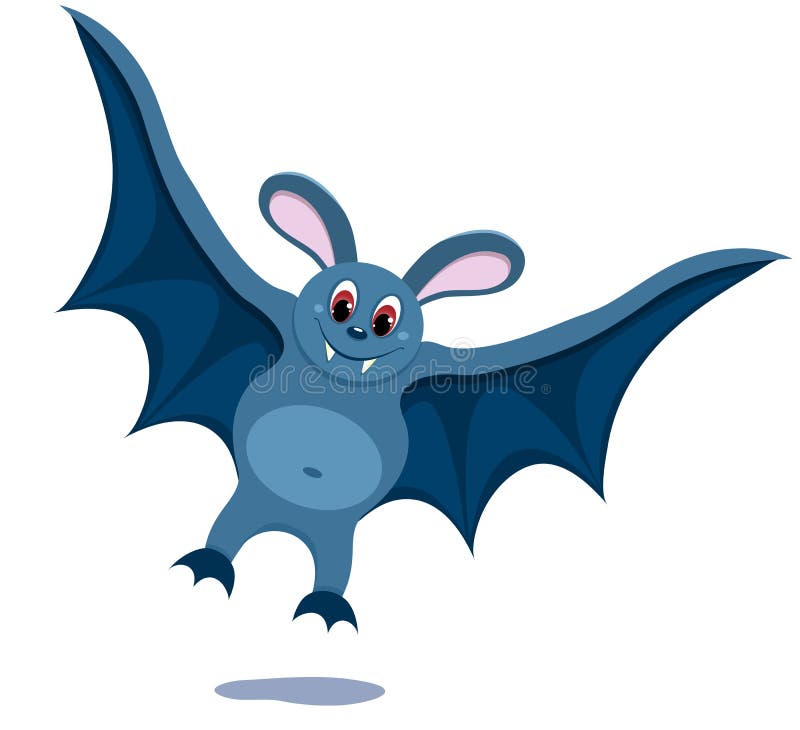 Funny Bat stock vector. Illustration of scratched, splatter - 9494872