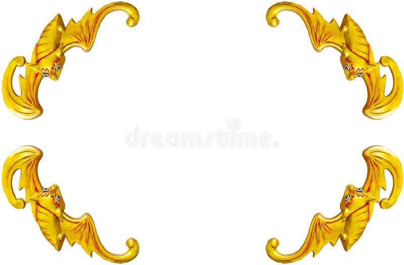 Bat stock illustration. Illustration of gold, decorative - 26641086