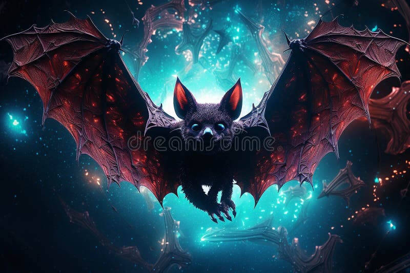 Bat Beautiful Unique Illustration. Generative AI Stock Illustration ...