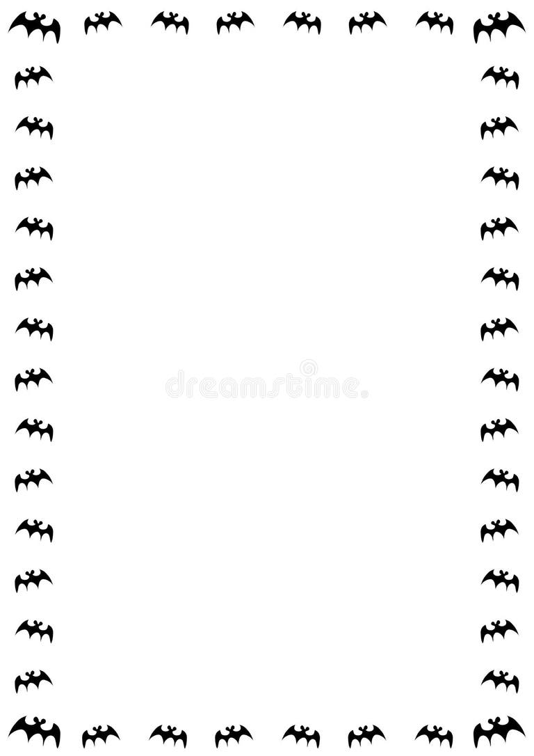Bats Border Background Stock Illustrations – 2,717 Bats Border ...