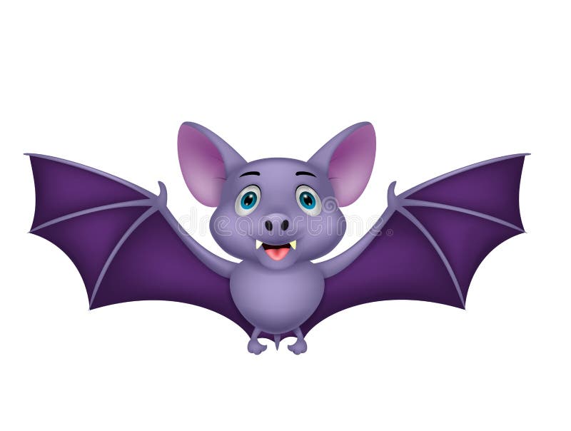 Bat cartoon flying stock vector. Illustration of mammal - 30938987