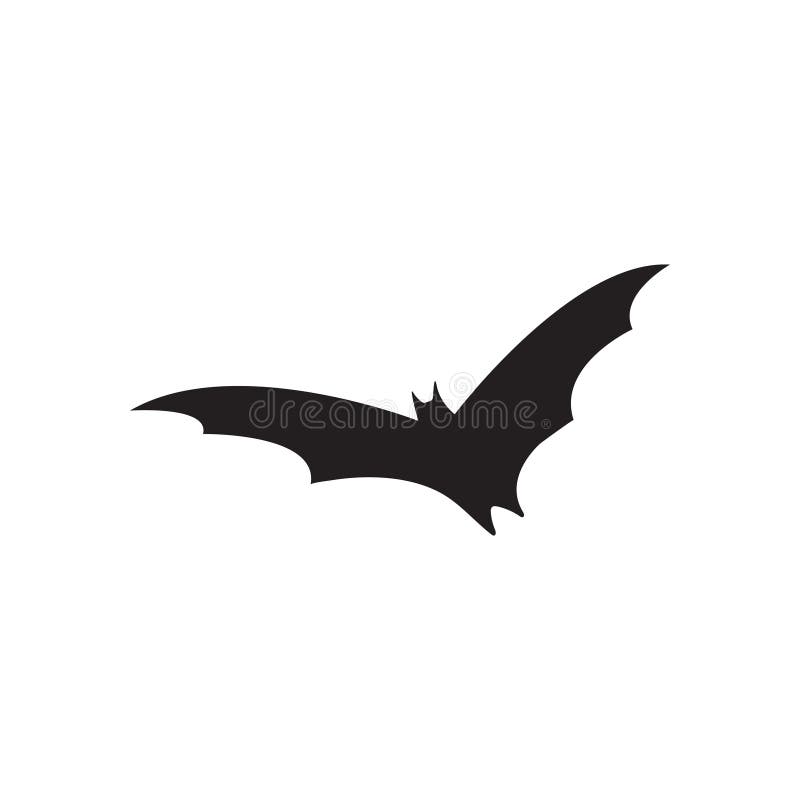 Bat Flying Icon Design Template Vector Isolated Illustration Stock ...
