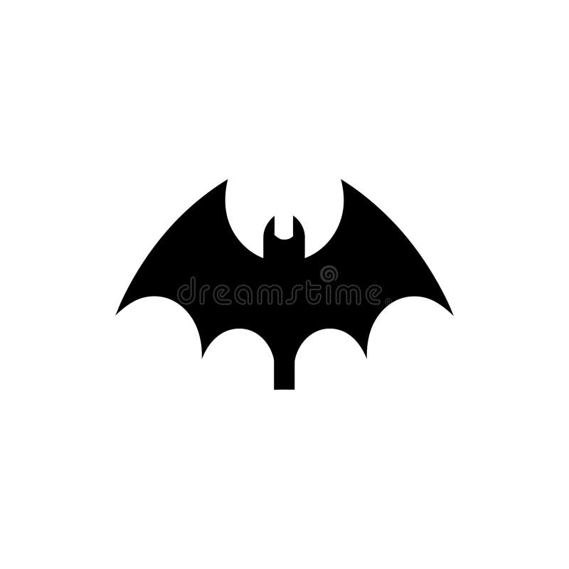 Bat halloween vampire icon stock vector. Illustration of supernatural ...