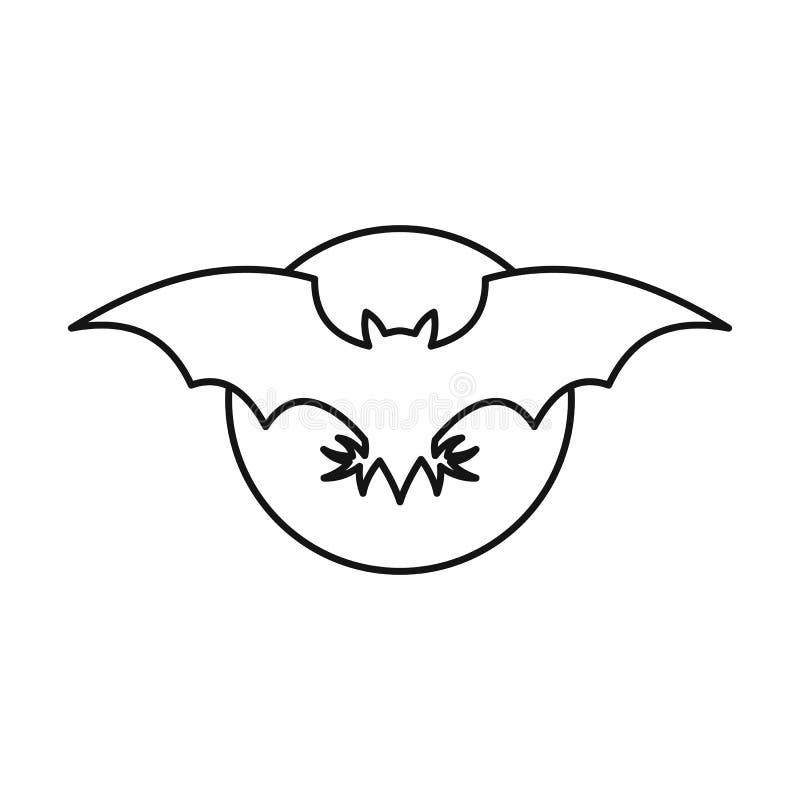 Fly Bat Outline Stock Illustrations – 1,498 Fly Bat Outline Stock ...