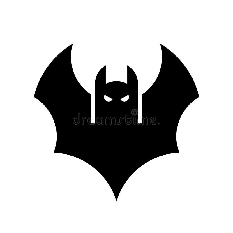Bat Logo stock vector. Illustration of creative, black - 388321331