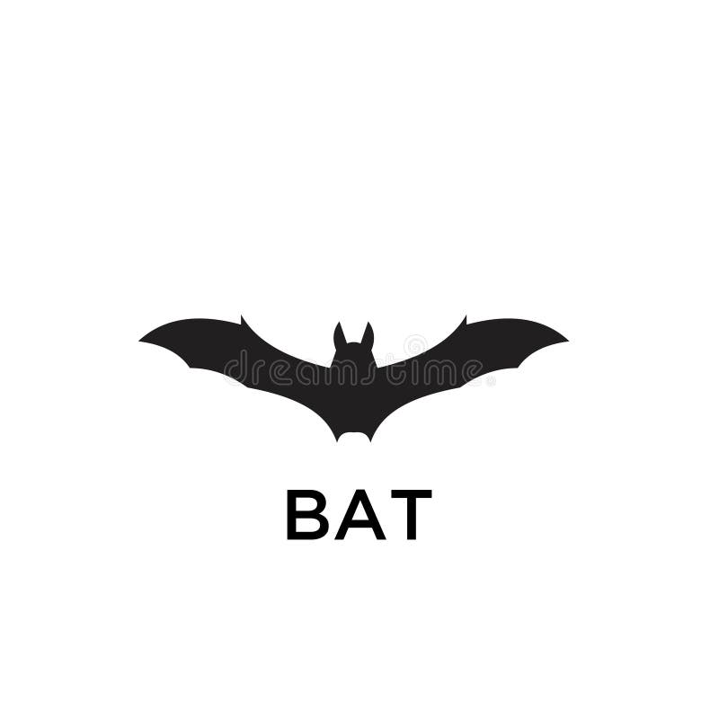 Bat Logo Icon Designs Illustration Stock Illustration - Illustration of ...