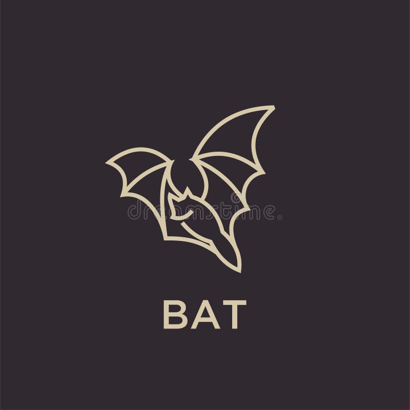 Bat Logo Icon Designs Illustration Stock Illustration - Illustration of ...