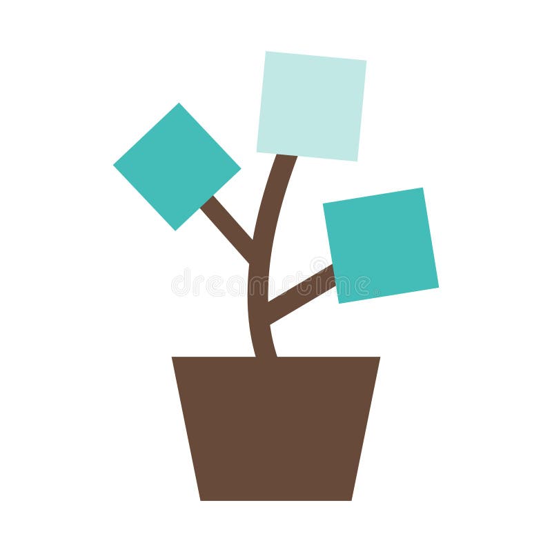 Paper Plant Logo Icon Template 1 Stock Vector - Illustration of grow ...