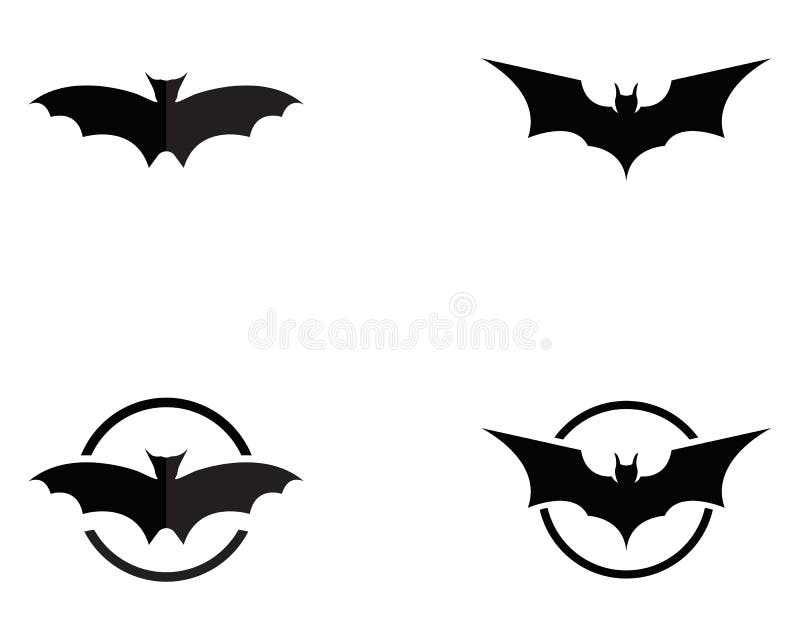 Bat Logo and Symbols Template Stock Vector - Illustration of design ...