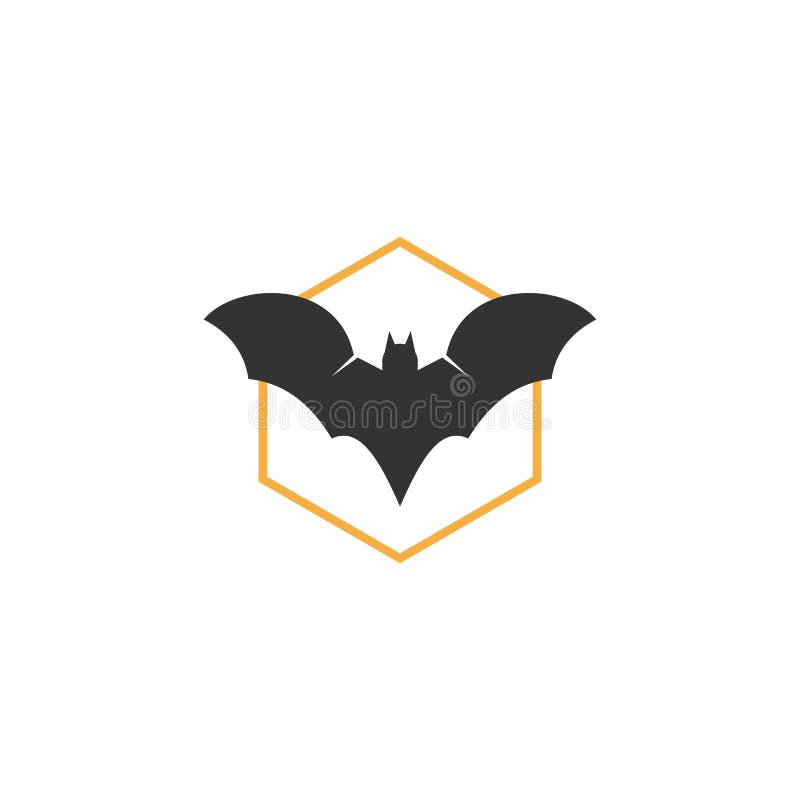 Bat Logo Template Design Vector Stock Illustration - Illustration of ...