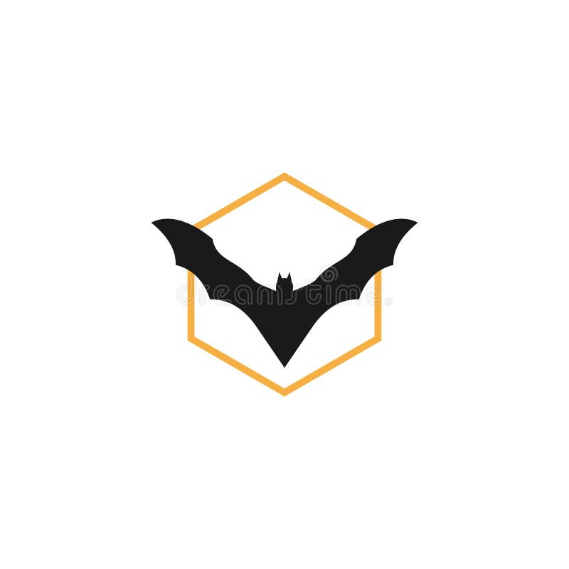 Bat Logo Template Design Vector Stock Illustration - Illustration of ...