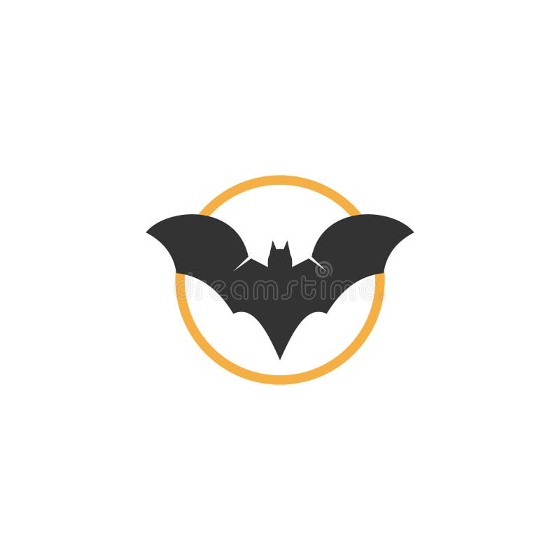 Bat Logo Template Design Vector Stock Illustration - Illustration of ...