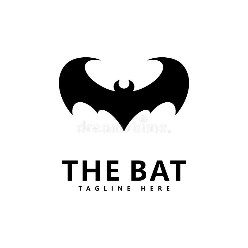 Bat Logo Template Vector Illustration Stock Vector - Illustration of ...