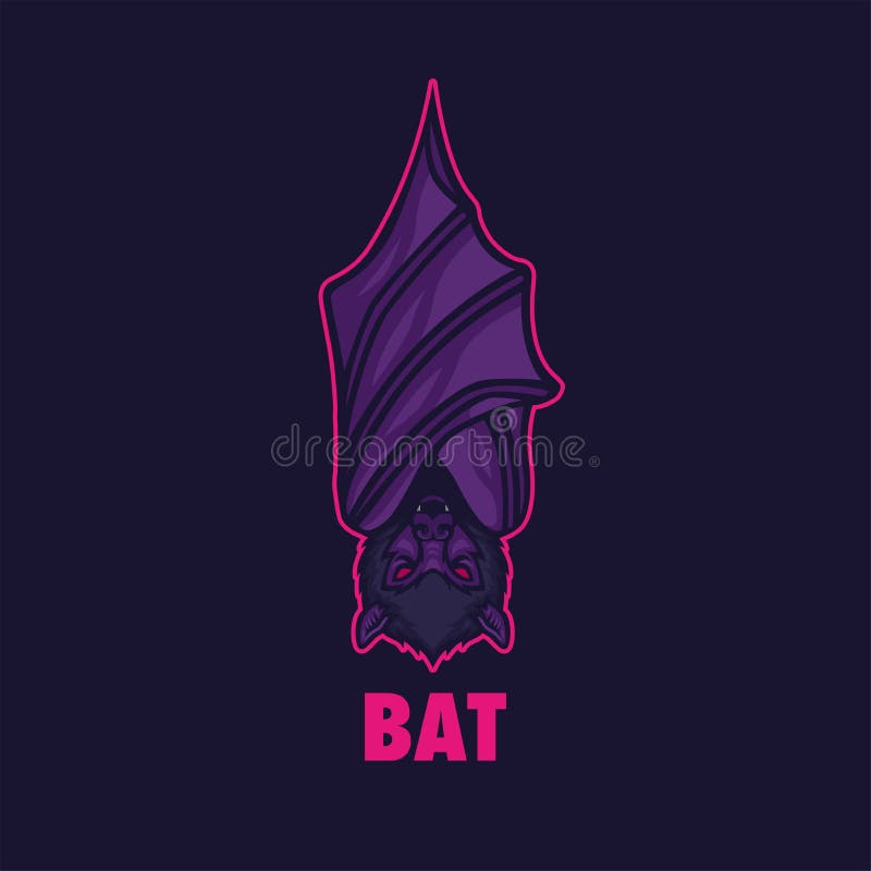 Bat mascot logo stock vector. Illustration of icon, angry - 247180510