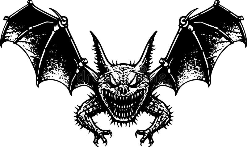 Bat - Minimalist and Simple Silhouette - Vector Illustration Stock ...