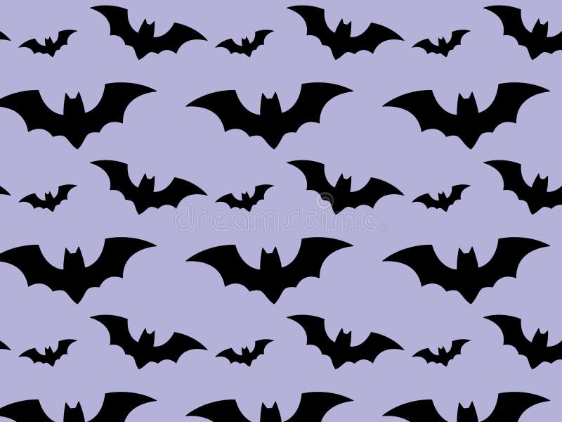 Bat Pattern. Halloween Design. Vector Illustration Stock Vector ...