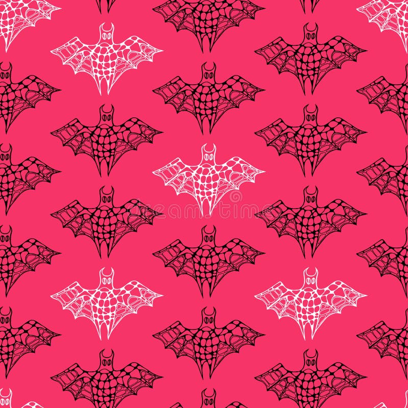 Bat pattern stock vector. Illustration of black, group - 79605675