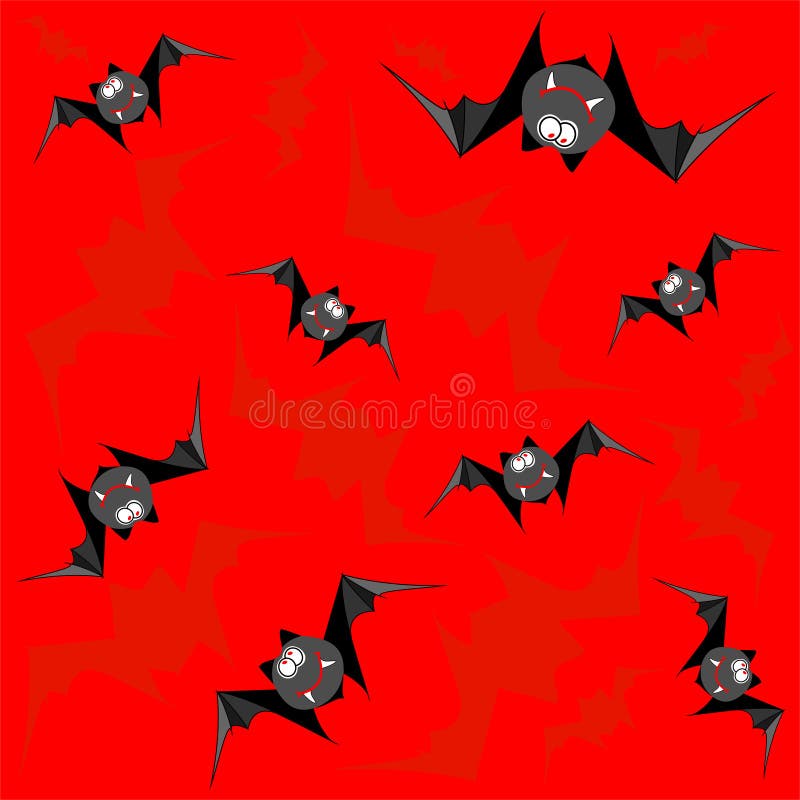 Bat Silhouette Seamless Pattern Halloween Repeating Texture. Vector ... Bat Silhouette Seamless Pattern Halloween Repeating Texture. Vector ...