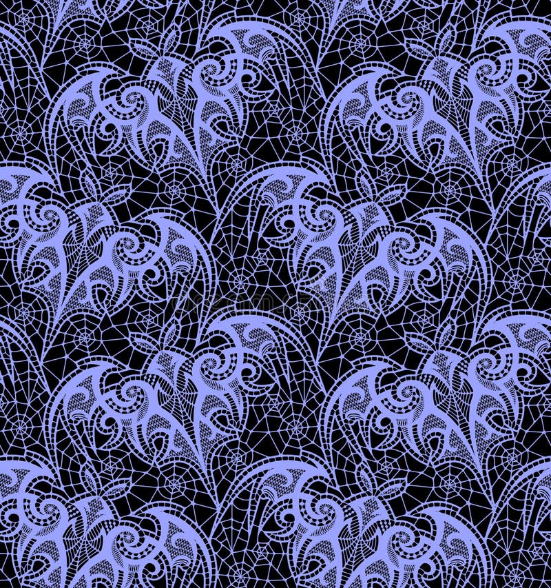 Bat. Seamless Pattern. Lace Pattern. Black Background. Stock Vector ...