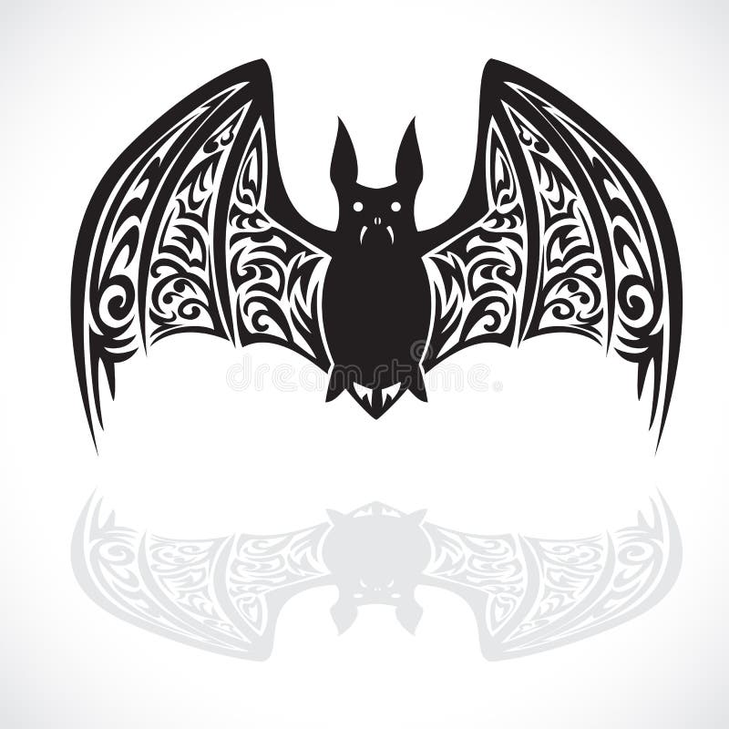 Bat tattoo graphic stock vector. Illustration of wildlife - 78369133