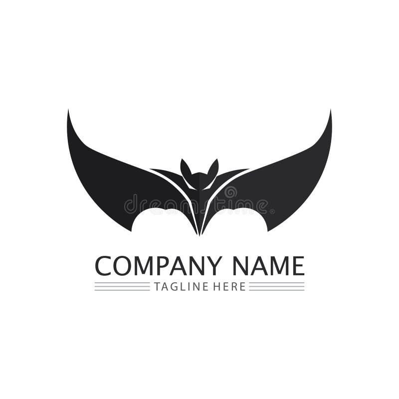 Bat Vector Icon Logo Template Stock Illustration - Illustration of ...