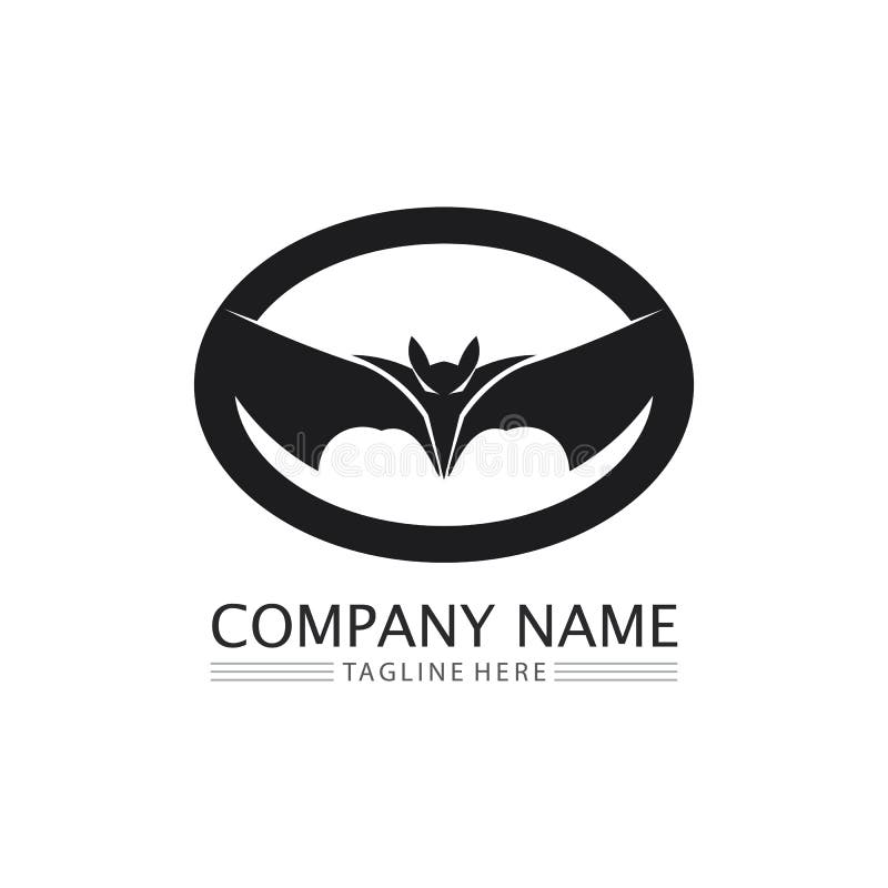 Bat Vector Icon Logo Template Stock Illustration - Illustration of ...