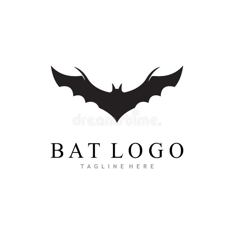 Bat Vector Icon Logo Template Stock Vector - Illustration of abstract ...