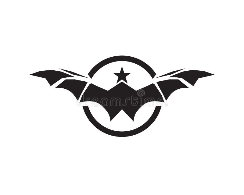Bat vector logos stock vector. Illustration of black - 126789632