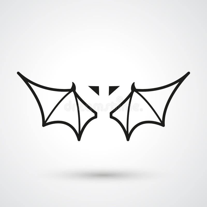 Bat wings vector stock vector. Illustration of bird, animal - 54579850