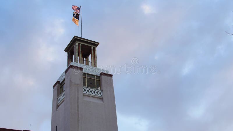 Bataan Memorial Building in Santa Fe Stock Footage - Video of ...