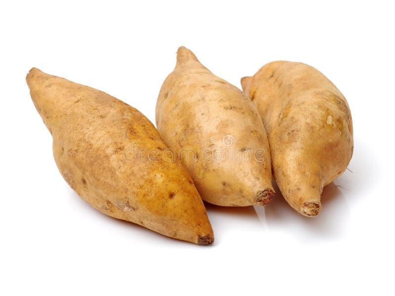 Bataat stock foto. Image of gesneden, voedsel, roze - 128220496
