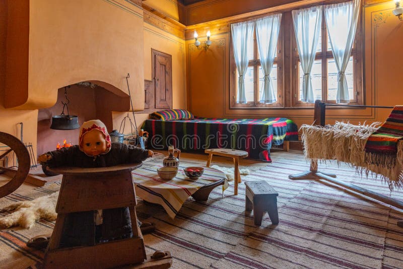 Batak, Bulgaria, June 21, 2020: Interior of the Balinov House in ...