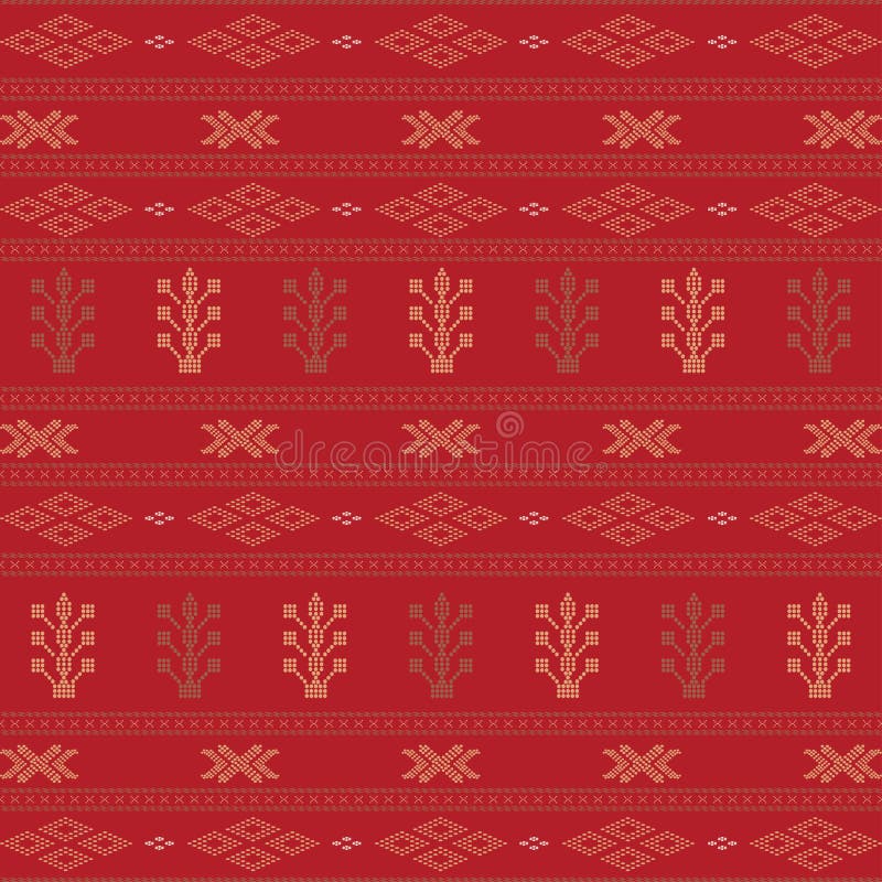 Beautiful Batak Ulos Cloth Motif with Vertical Design. Seamless Pattern ...