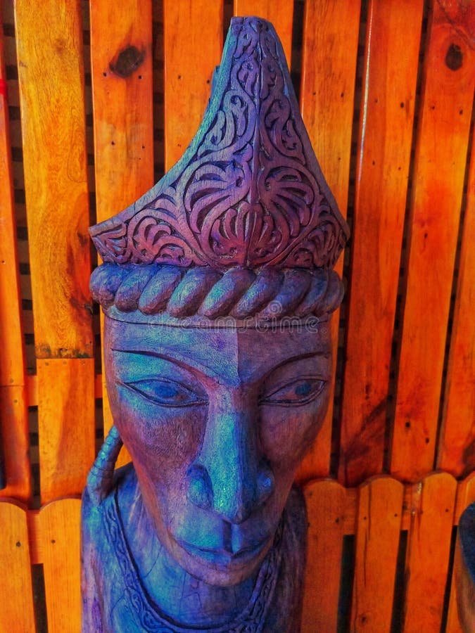 Batak ethnic statue stock image. Image of indonesia - 259643909